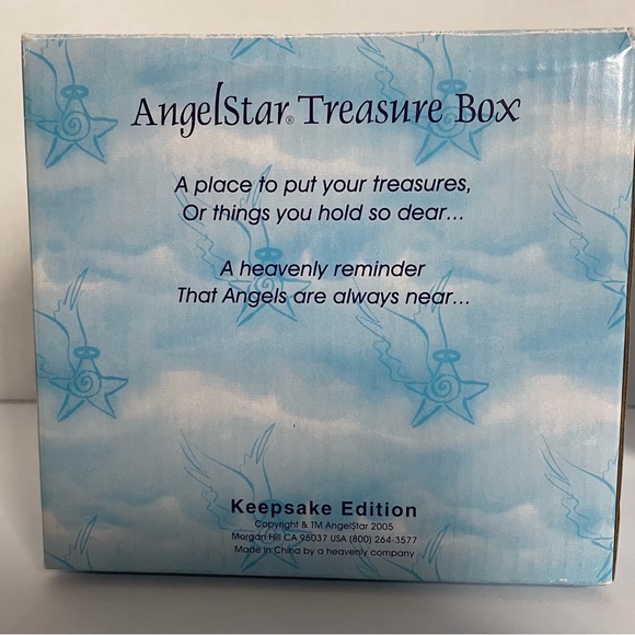 Angel Star | Accents | Angel Star Treasure Box Nurturing Angel 886 ...